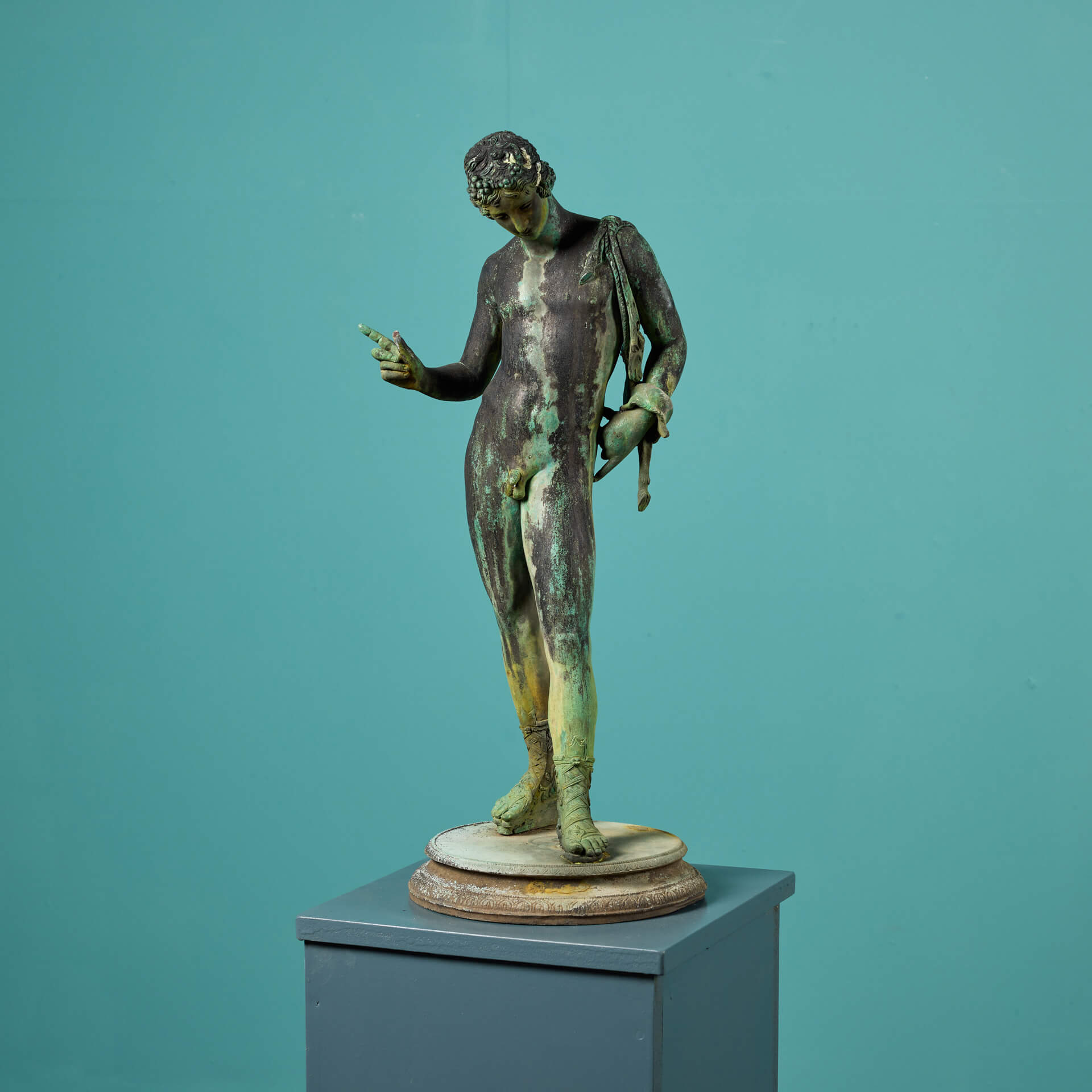 Antique Bronze Statue of Narcissus | UK Architectural Heritage
