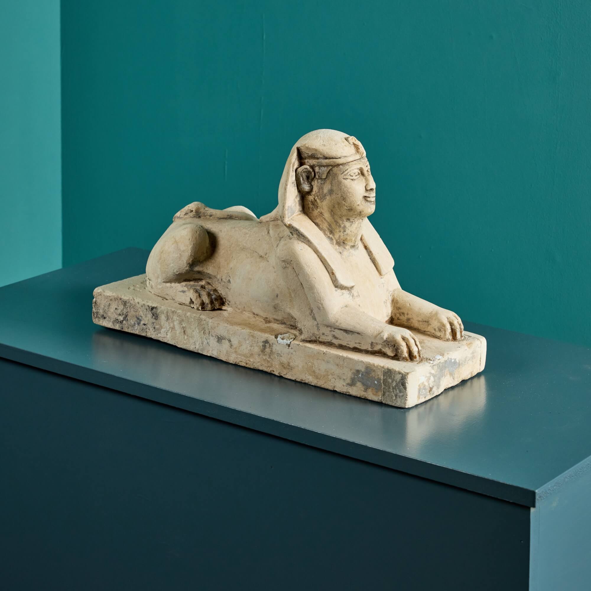 Antique Limestone Sphinx Sculpture | UK Architectural Heritage