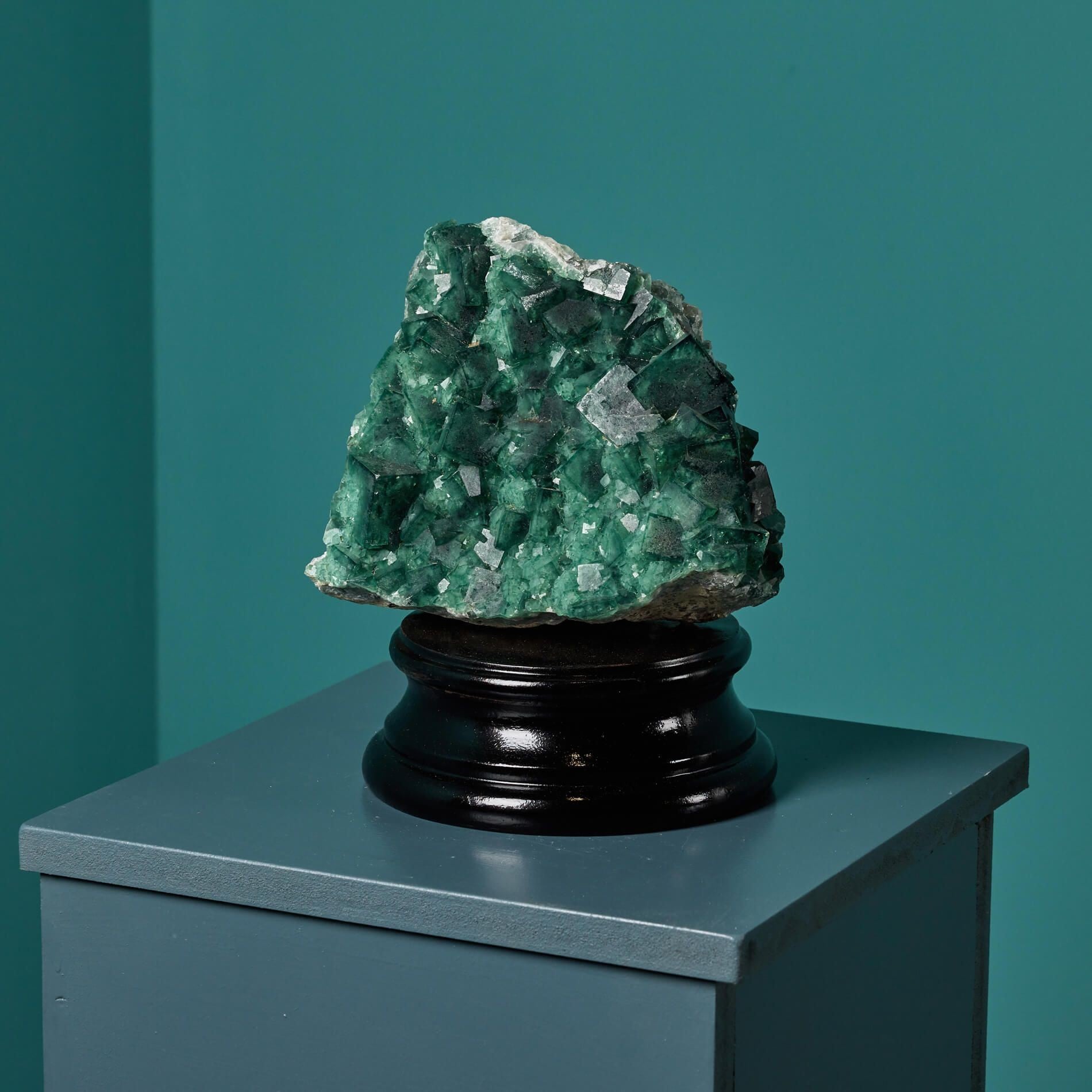 Large Natural Madagascan Green Fluorite Specimen | UK Architectural ...
