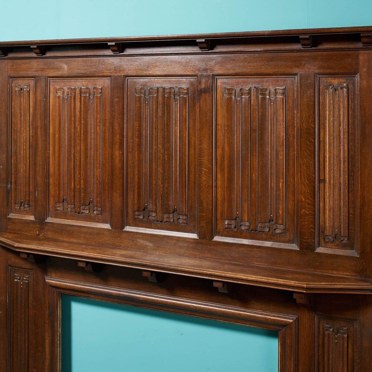 Tall Antique Jacobean Style Fireplace | UK Architectural Heritage