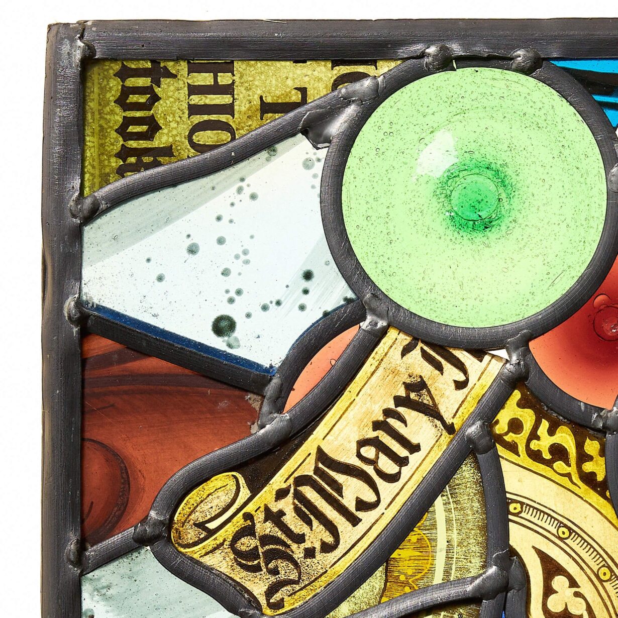 Small Colourful Stained Glass Window Panel | UK Architectural Heritage