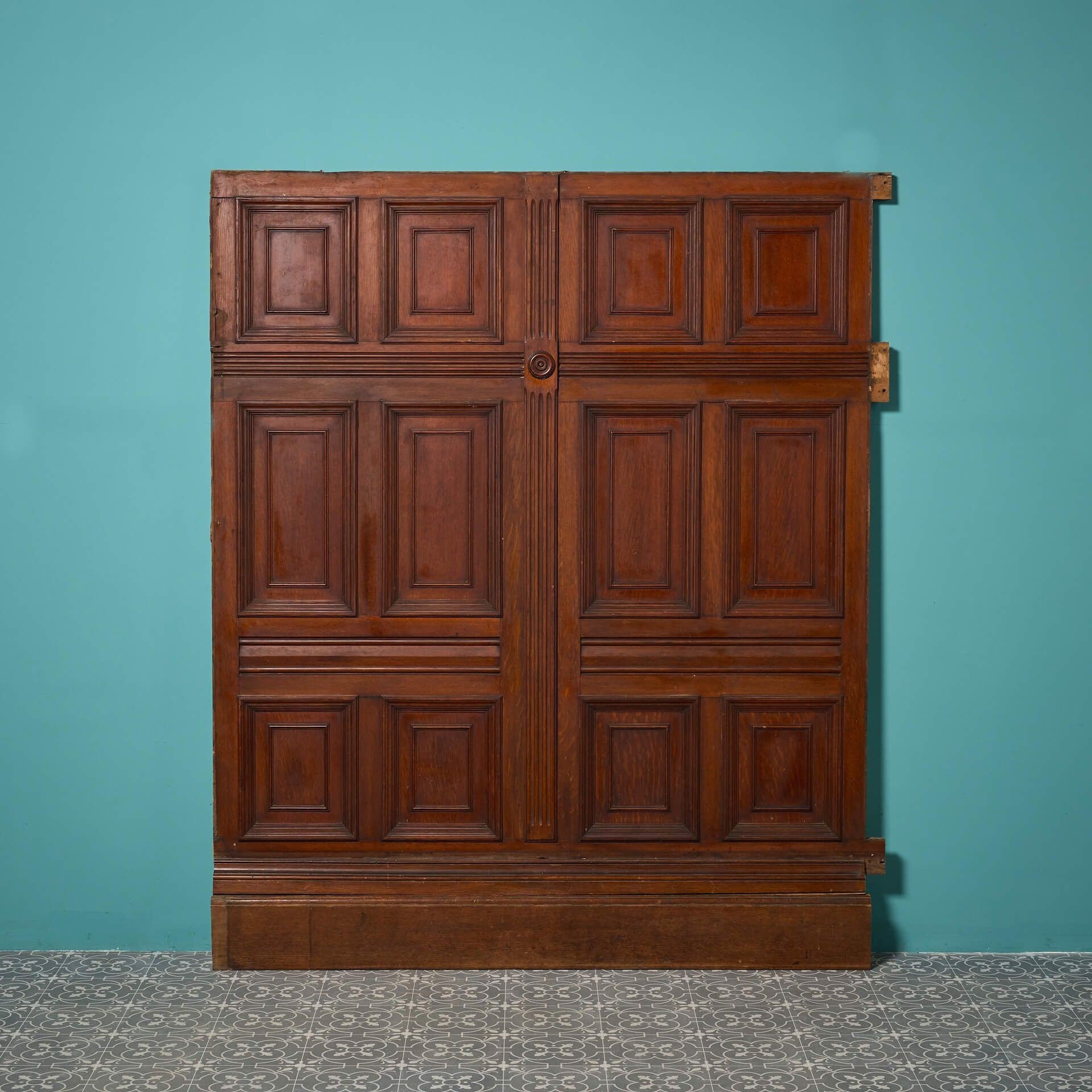 11m Run of Full Height Reclaimed Oak Wall Panelling | UK Architectural ...