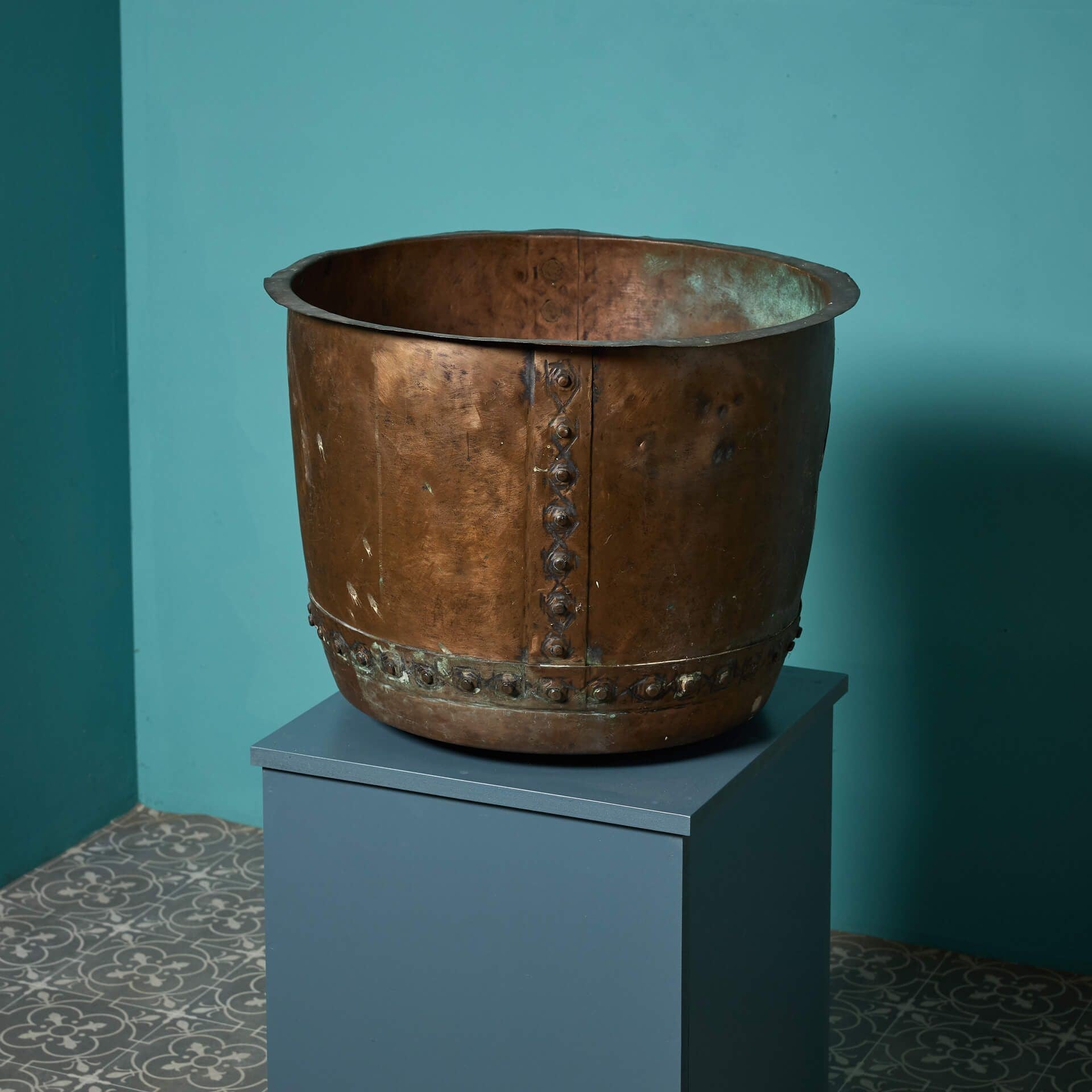 Antique 19th Century Victorian Copper Planter | UK Architectural Heritage