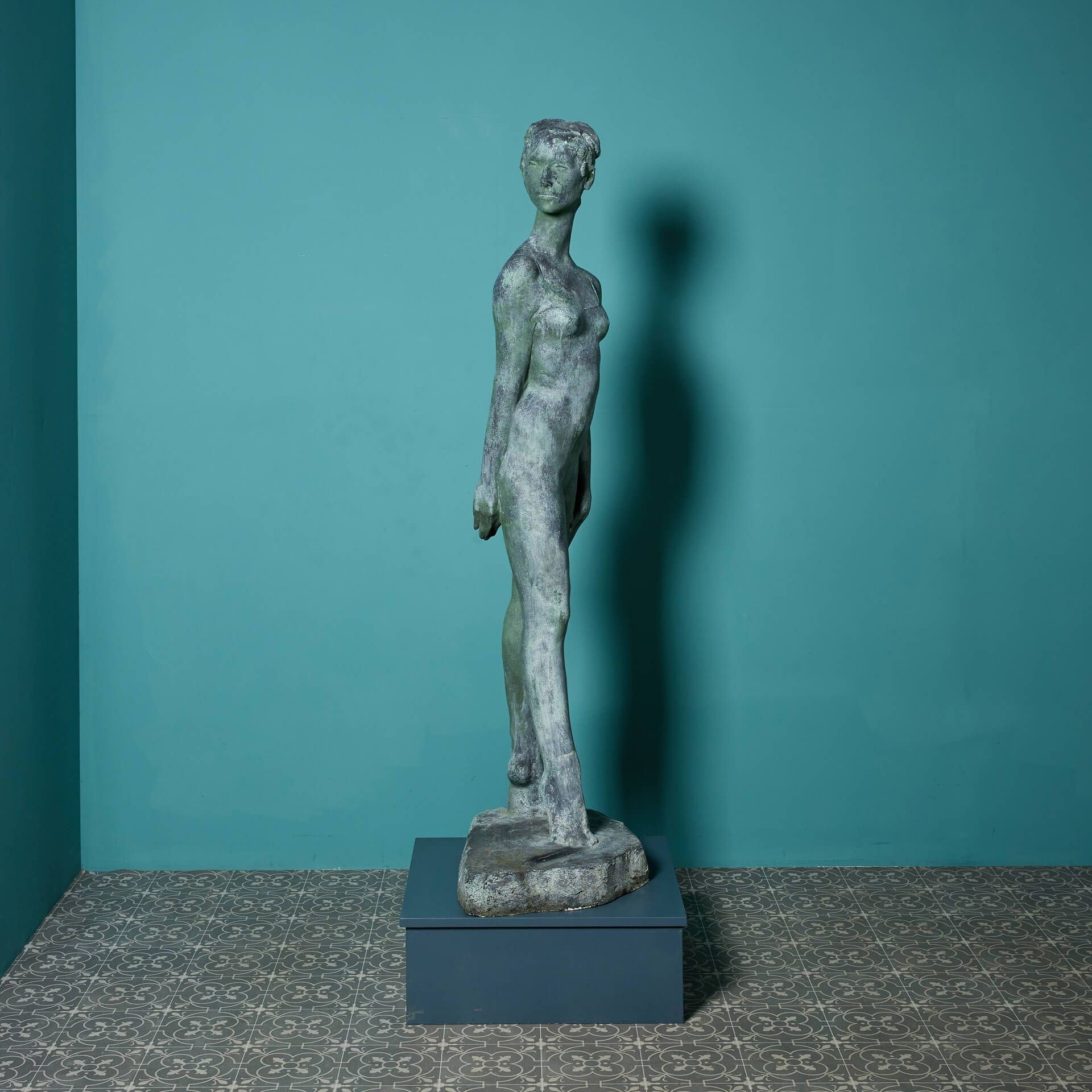 John W. Mills (1933-2023) Sculpture of ‘Standing Female’ | UK Architectural Heritage