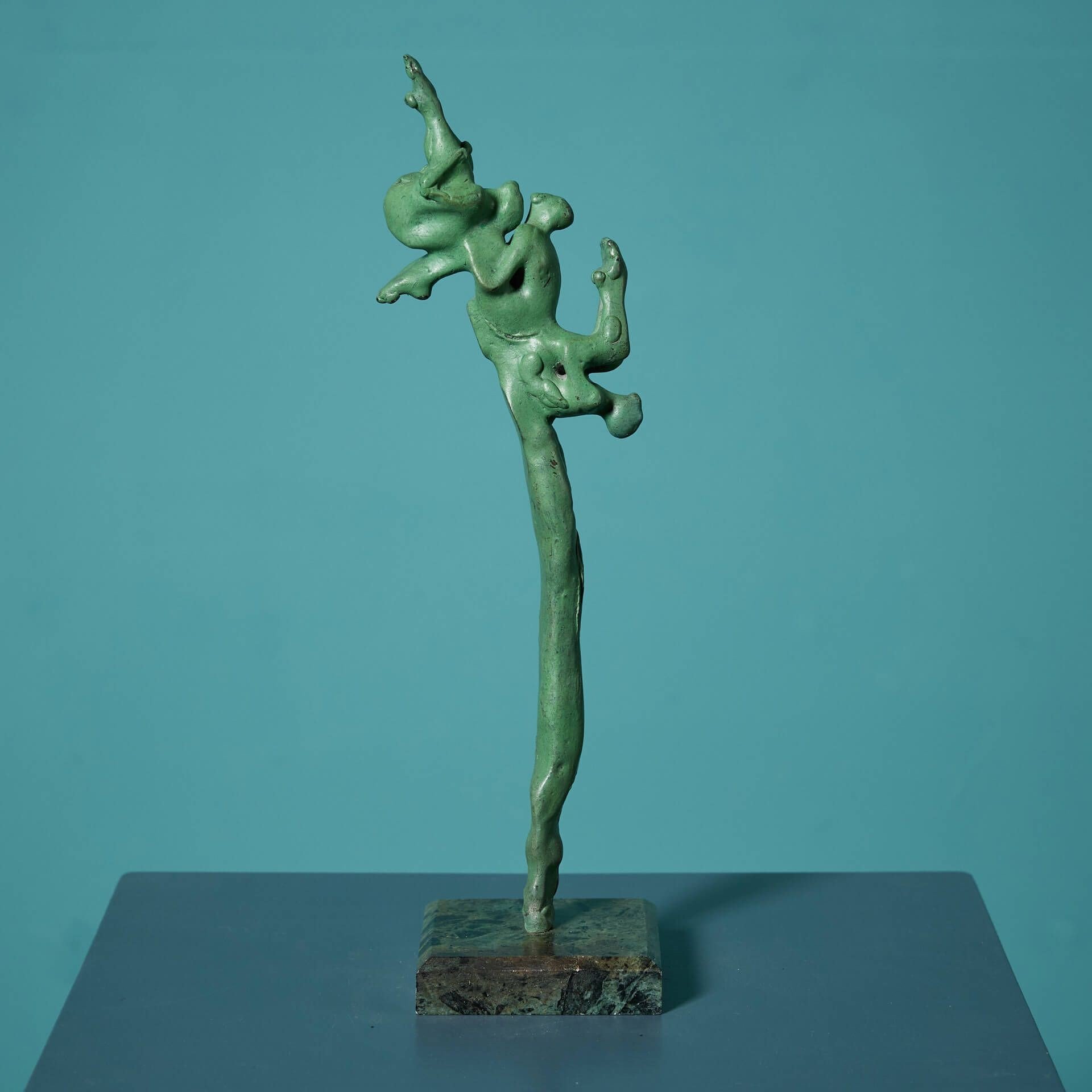 John W. Mills (1933-2023) ‘Somersault & Entry #1’ Bronze Diver Sculpture | UK Architectural Heritage