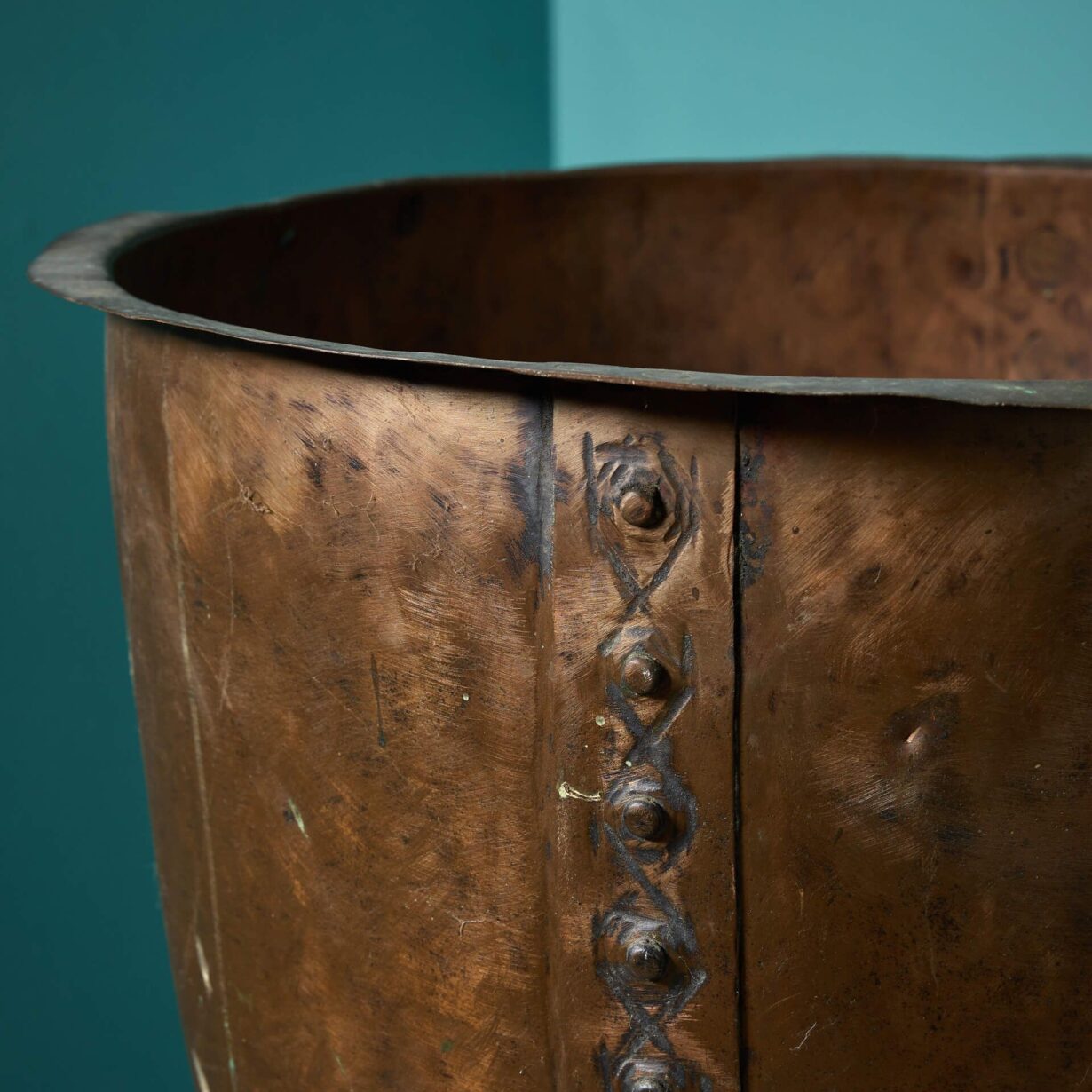 Antique 19th Century Victorian Copper Planter | UK Architectural Heritage