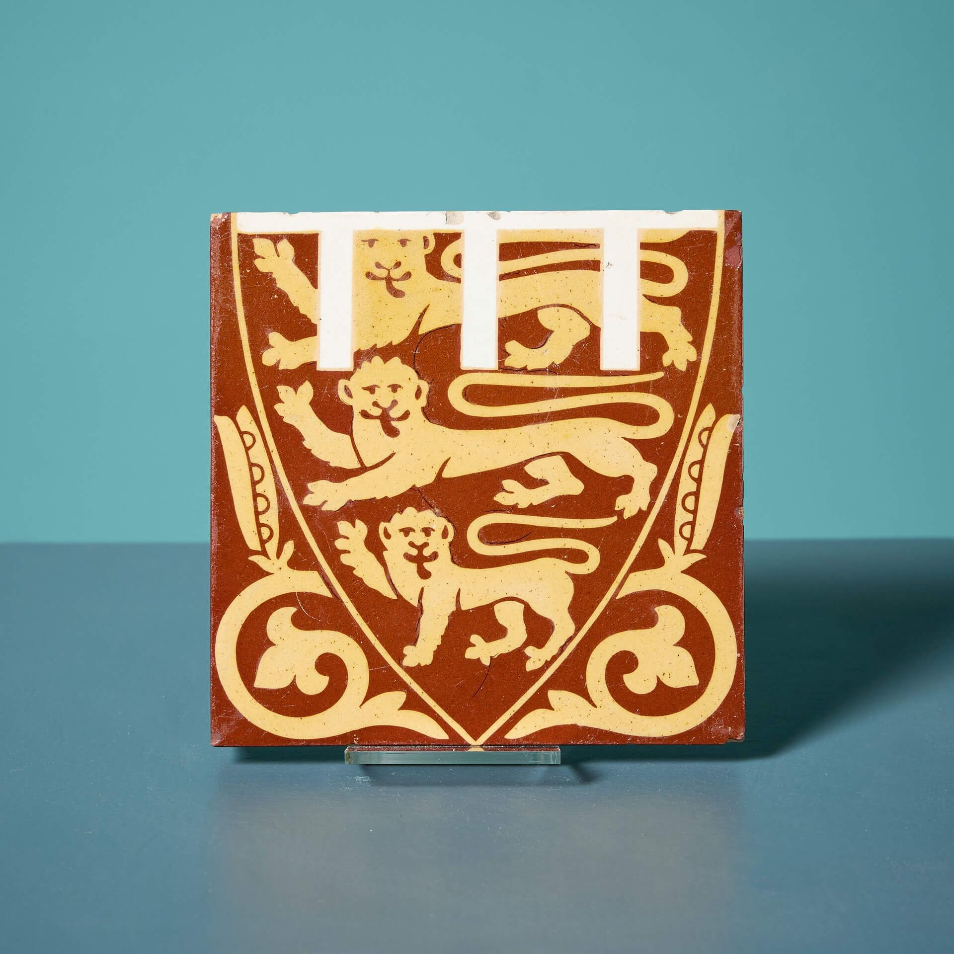 A.W.N Pugin Encaustic Prince of Wales Tile by Minton & Co | UK ...