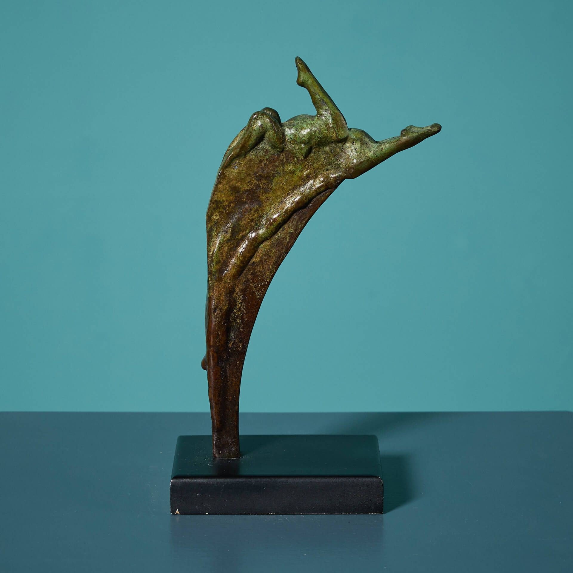 John W. Mills (1933-2023) Bronze Diver in Motion Sculpture | UK Architectural Heritage