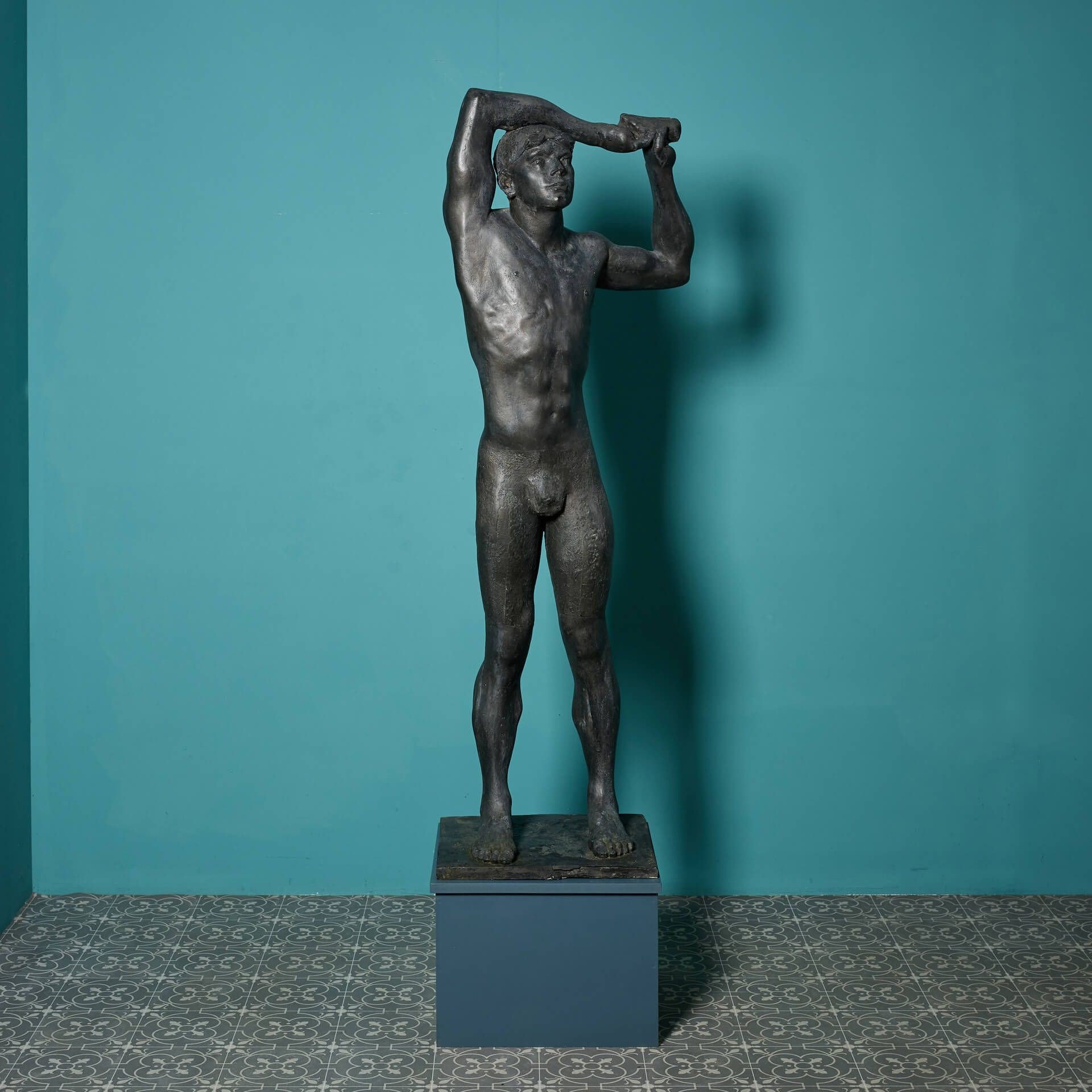 John W Mills (1933-2023) Large Sculpture Titled ‘Warming Up' | UK Architectural Heritage