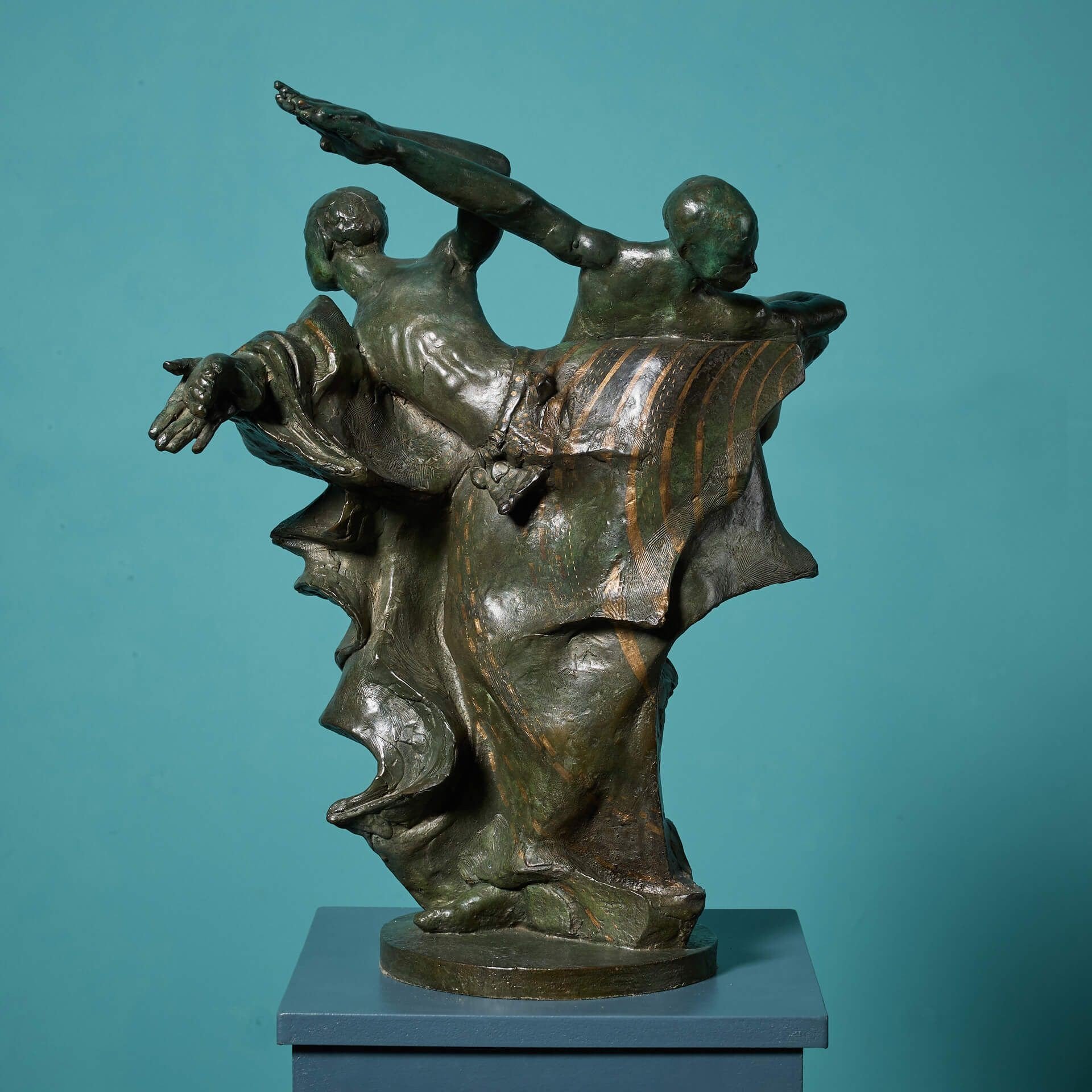 John W. Mills (1933-2023) Large 'The Three Kings II' Bronze Sculpture | UK Architectural Heritage