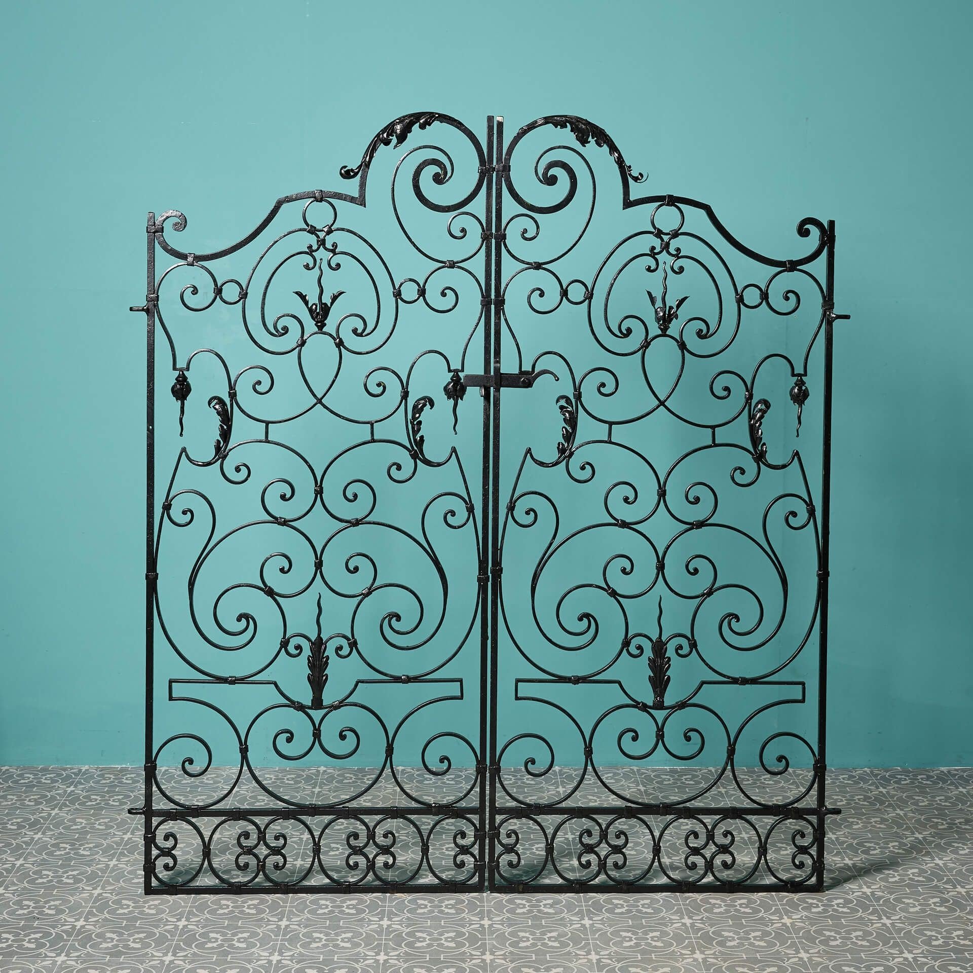 Set of Reclaimed French Scrolling Garden Gates | UK Architectural Heritage