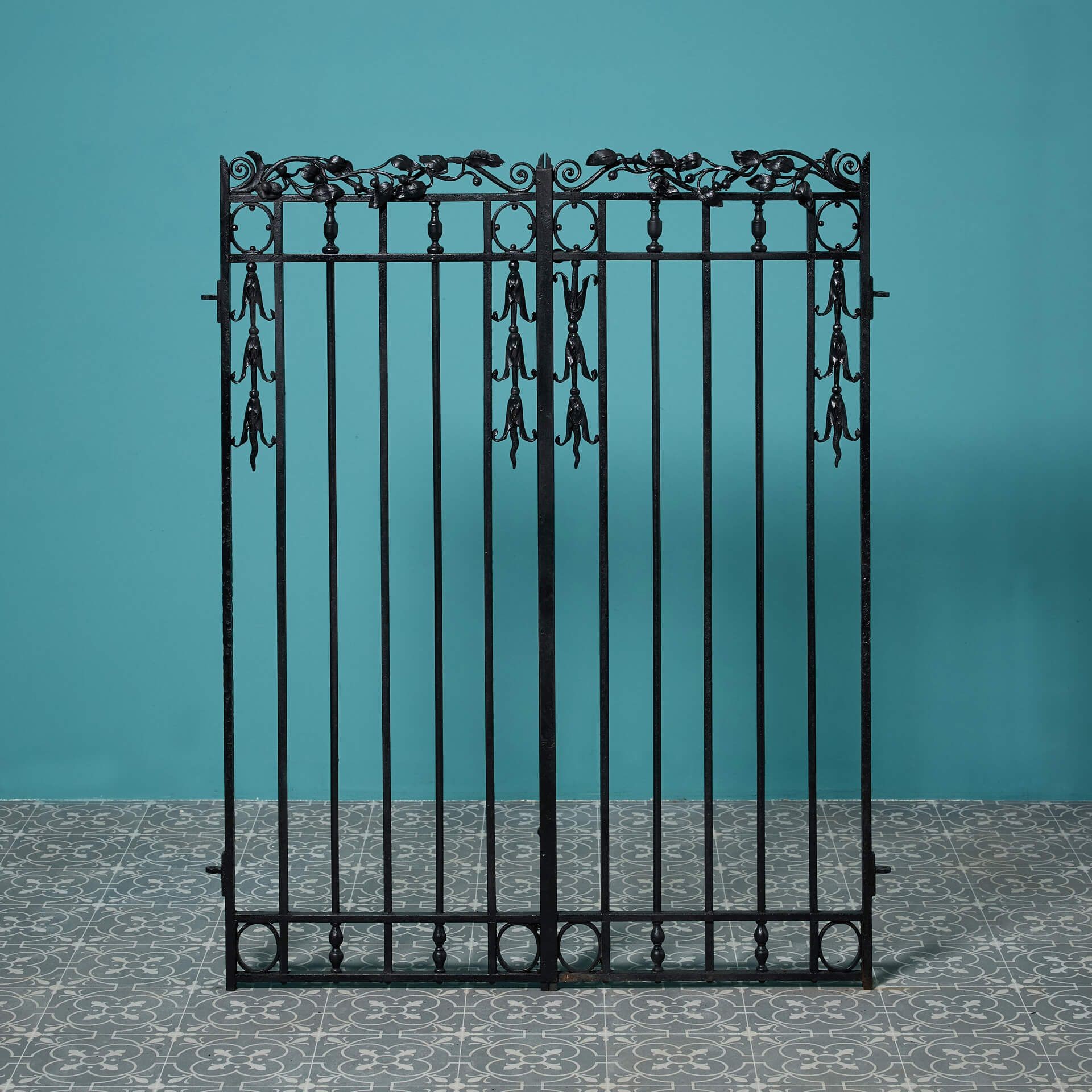 Set of Georgian Decorative Wrought Iron Garden Gates | UK Architectural ...