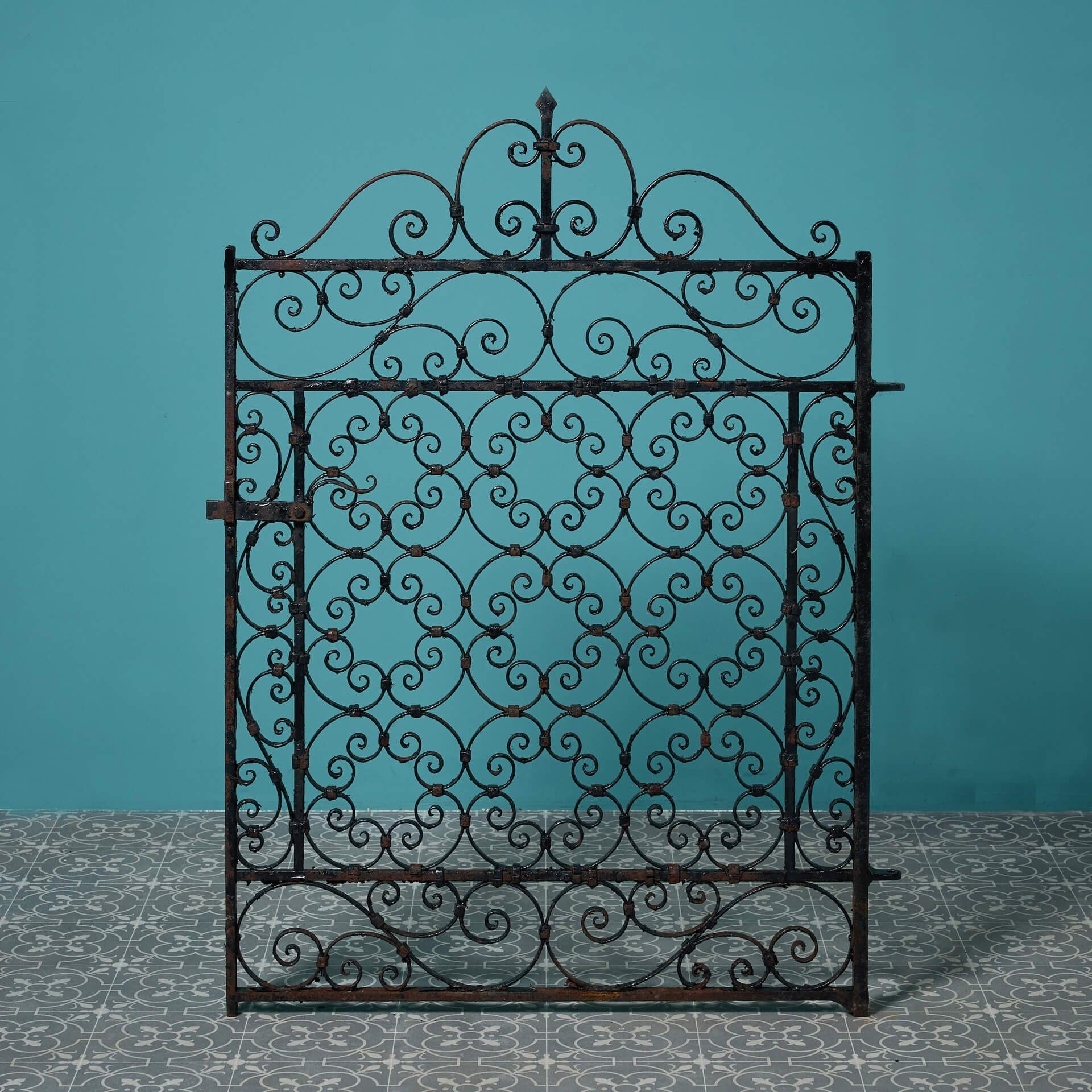 Antique Victorian Wrought Iron Garden Gate | UK Architectural Heritage