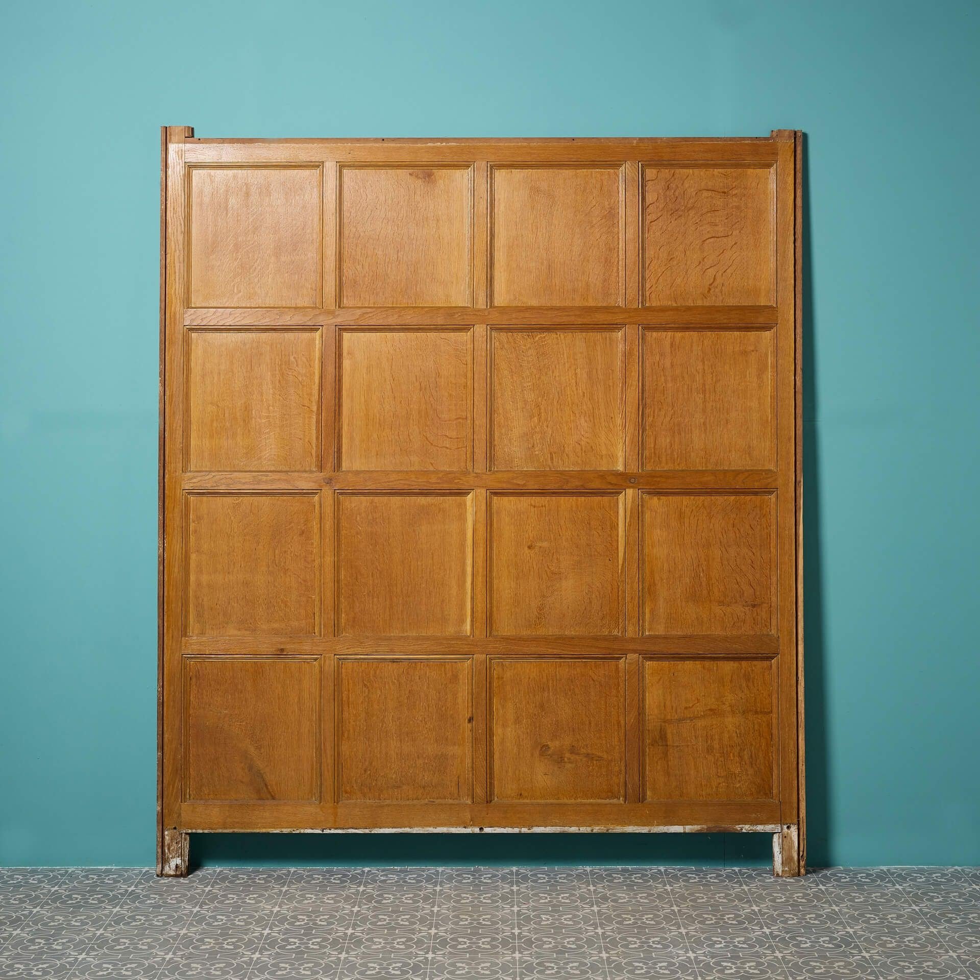 2.5m Run of Full Height Reclaimed Oak Wall Panelling | UK Architectural ...