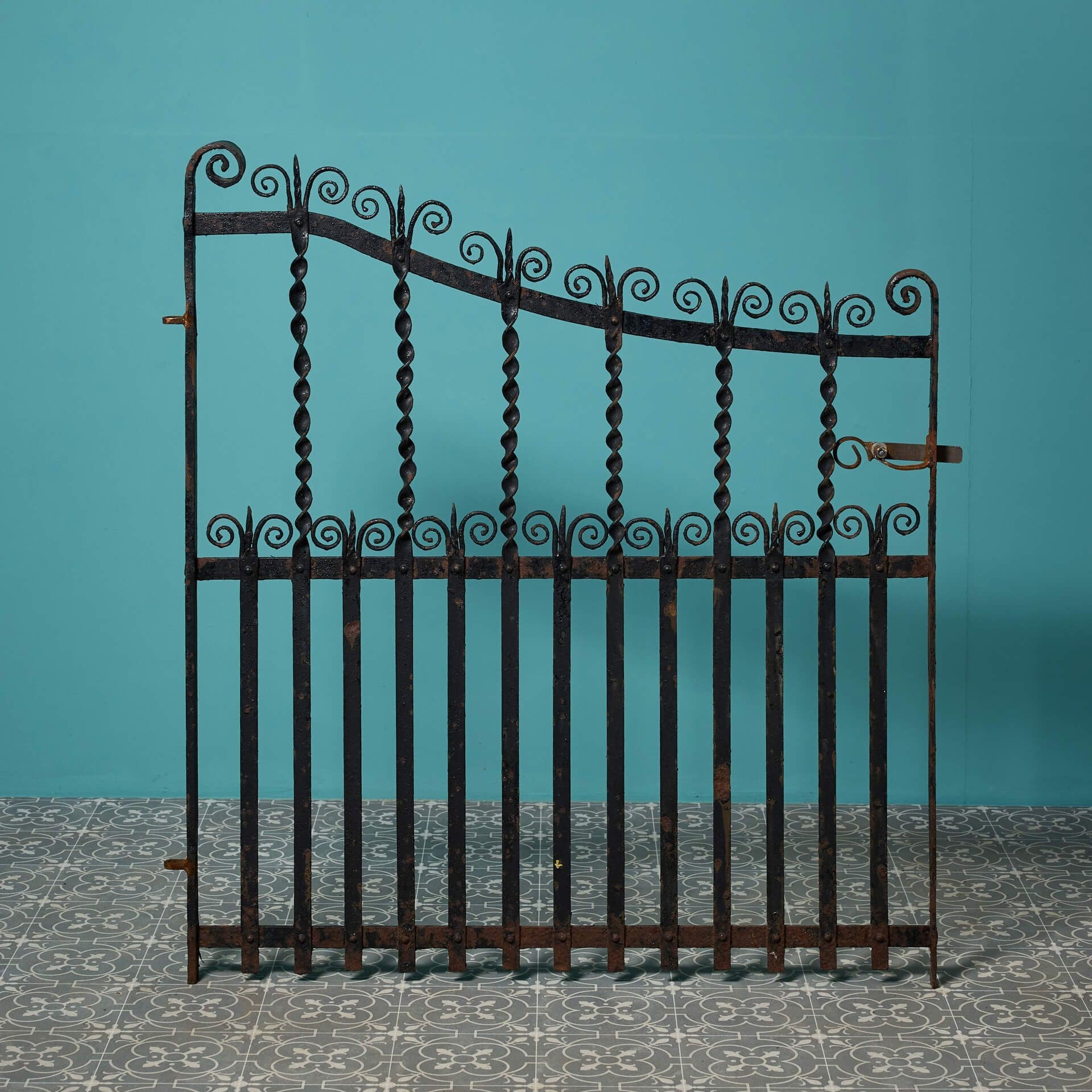 Reclaimed Wrought Iron Garden Side Gate | UK Architectural Heritage