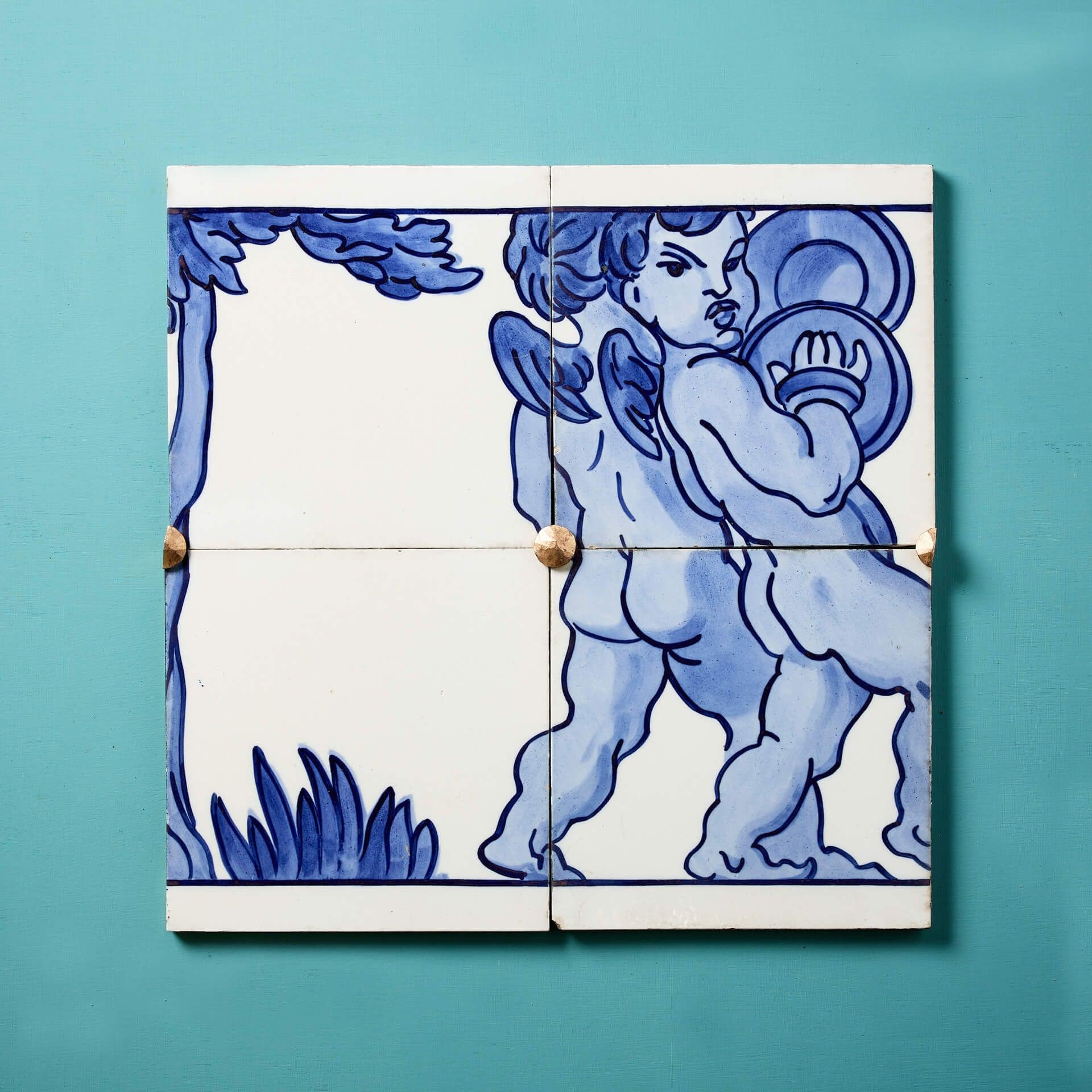 Minton Hollins Antique Neoclassical Style Tiled Frieze Panel | UK ...