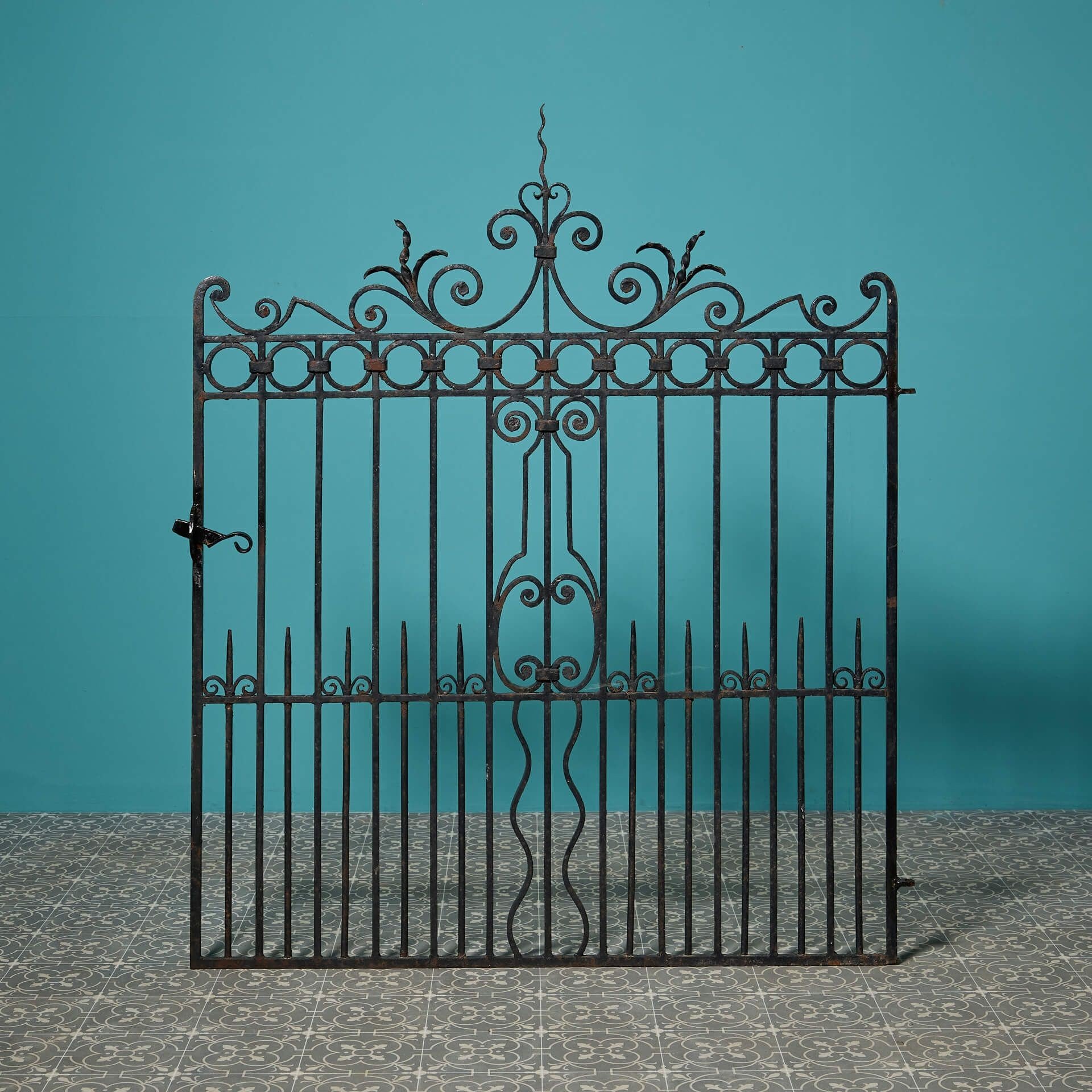 Antique English Victorian Wrought Iron Side Gate | UK Architectural ...