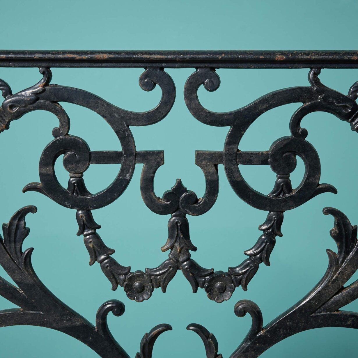 Victorian Cast Iron Scrolling Railing Panel | UK Architectural Heritage