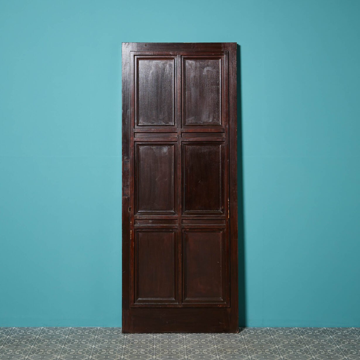 Reclaimed 6-Panel Oak Interior Door | UK Architectural Heritage