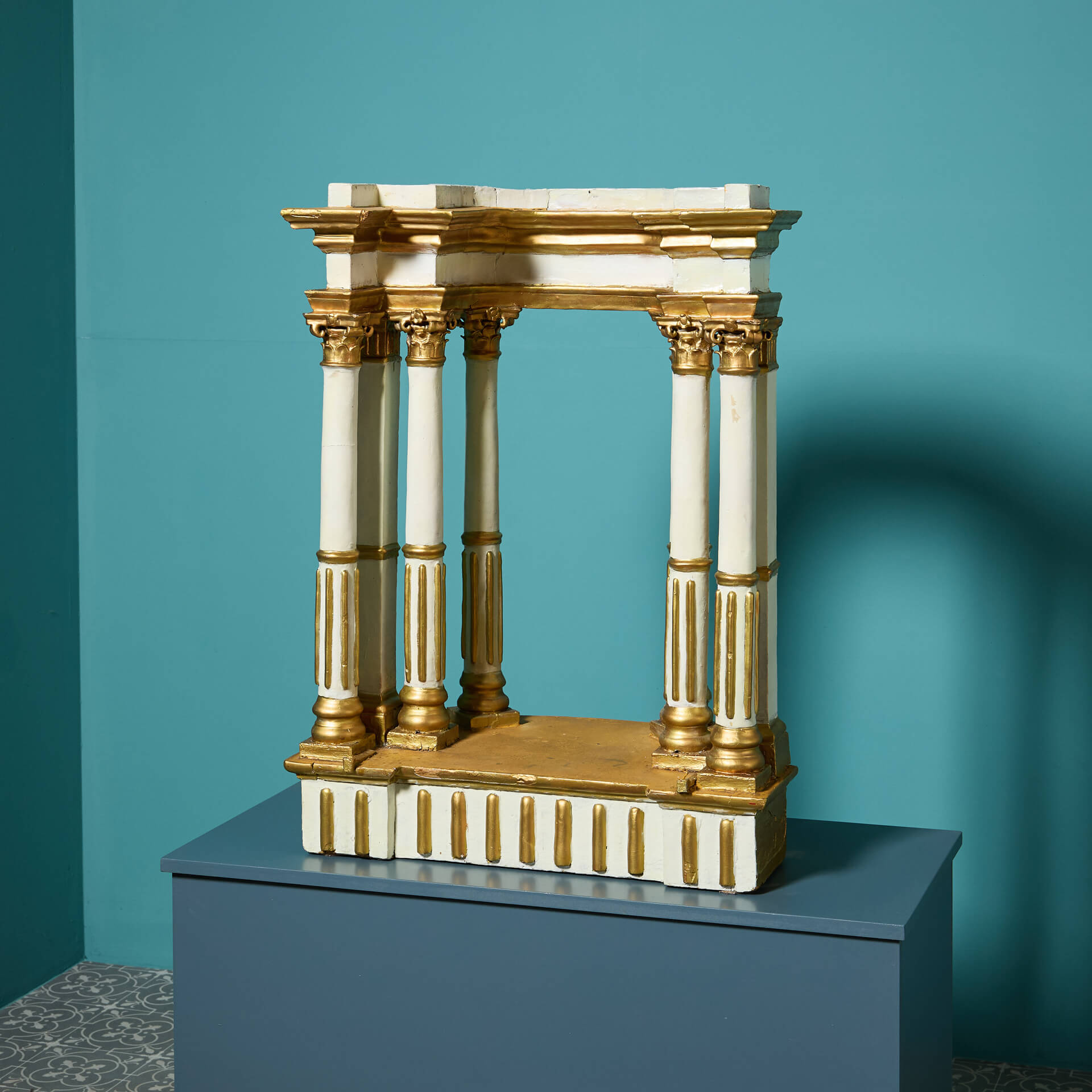18th Century Grand Tour Corinthian Column Model or Decorative Niche ...