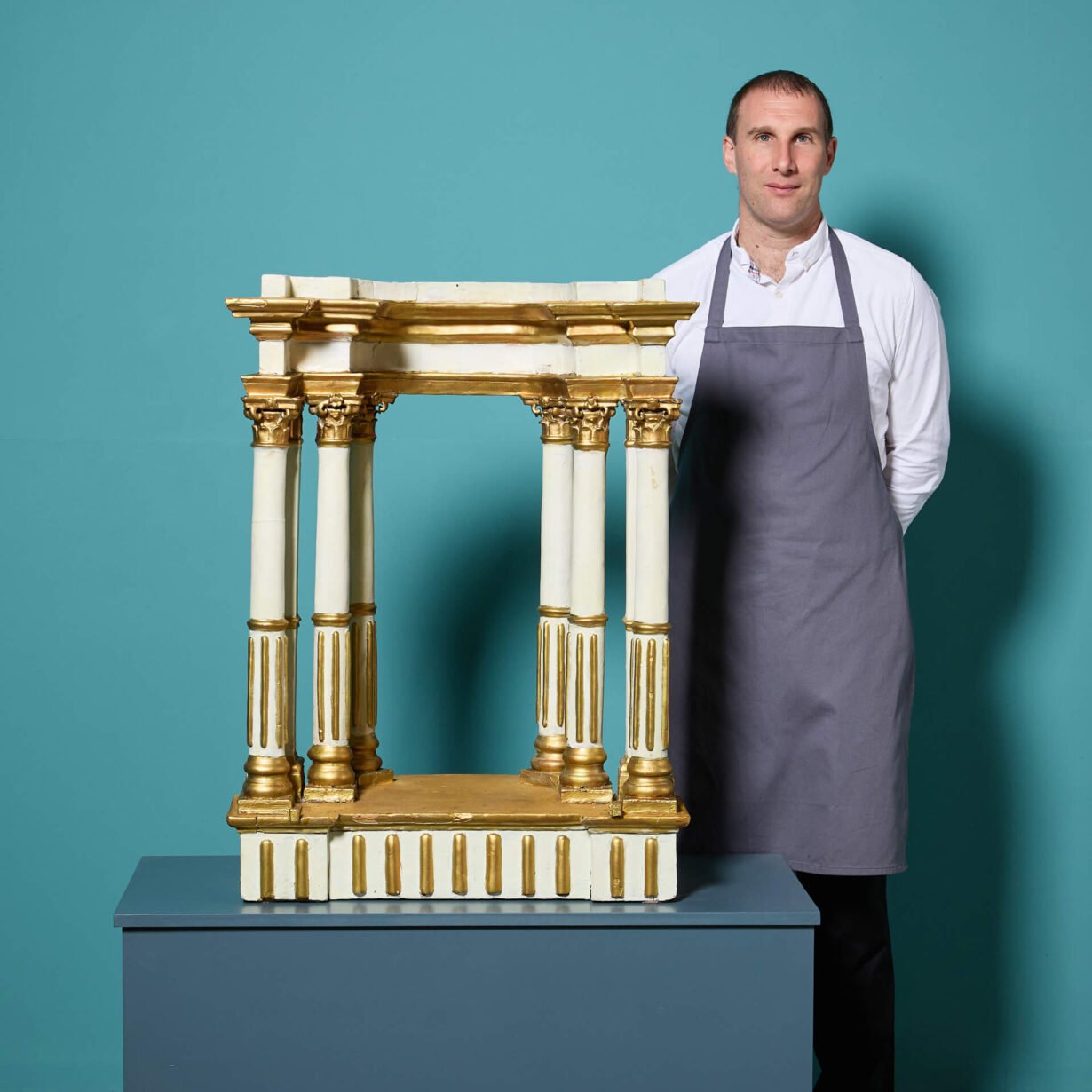 18th Century Grand Tour Corinthian Column Model or Decorative Niche ...