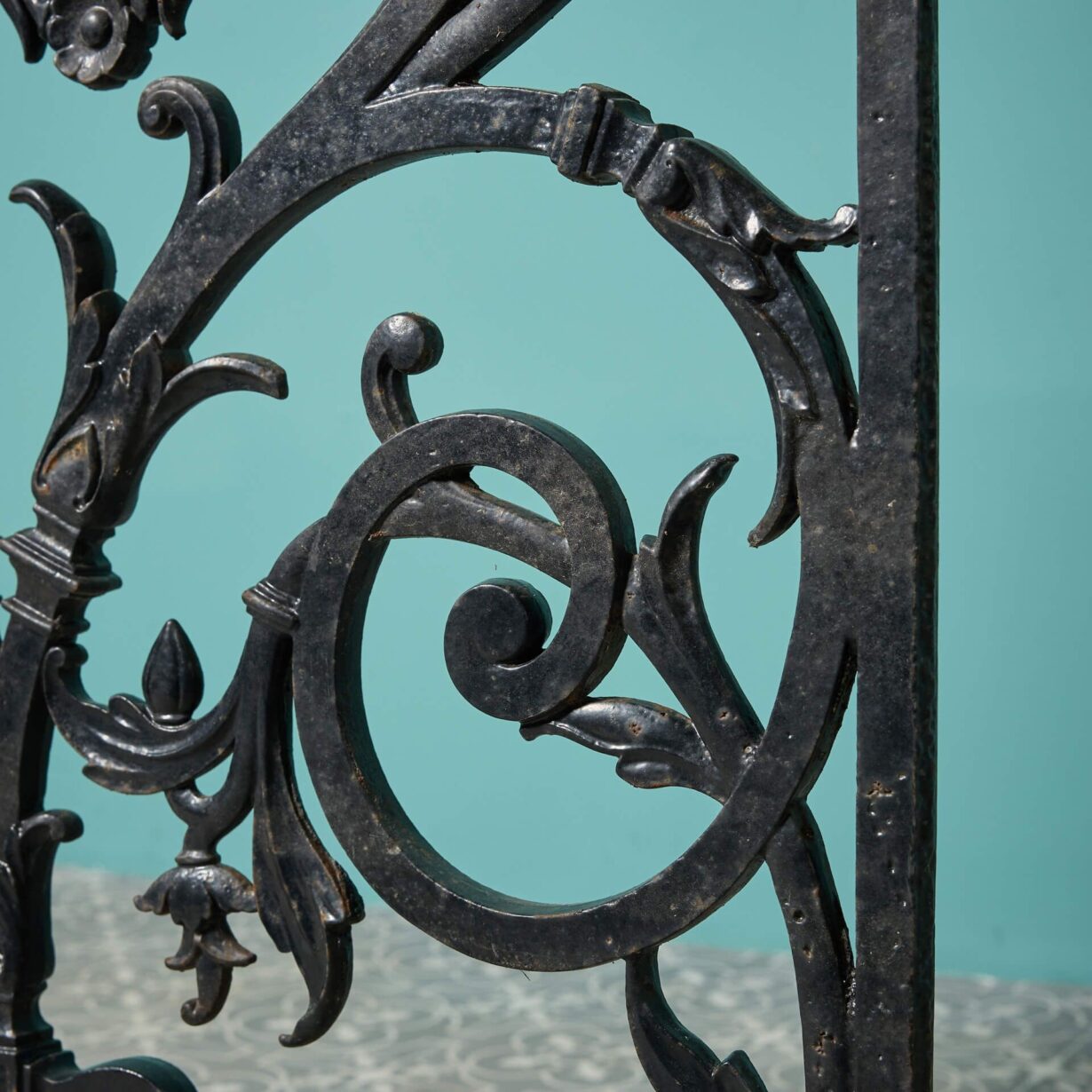 Victorian Cast Iron Scrolling Railing Panel | UK Architectural Heritage