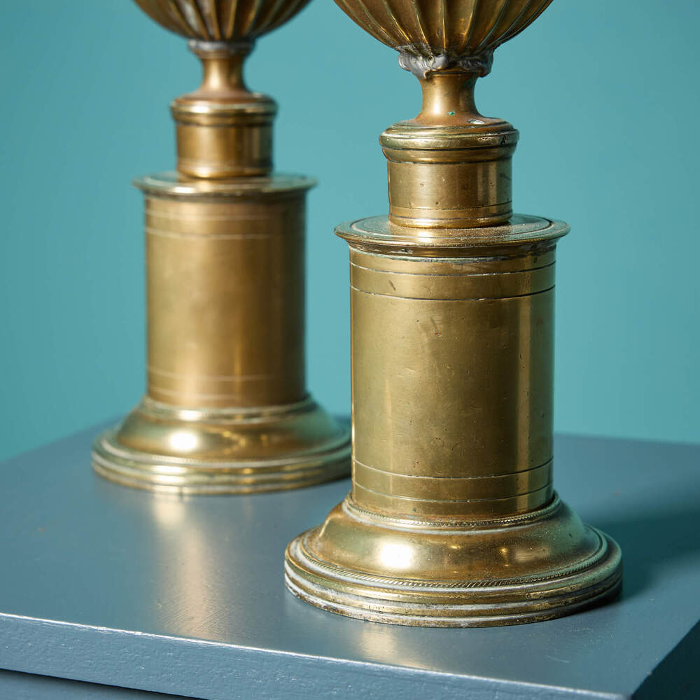 Pair of 19th Century Neoclassical Style Brass Urn Finials | UK ...