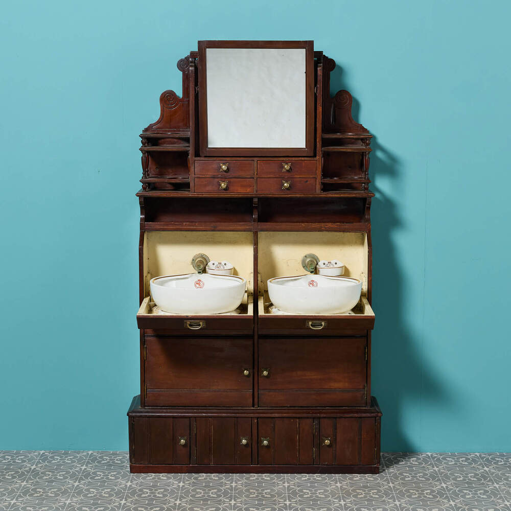 Original Early 20th Century First Class Steam Ship Double Sink Unit ...