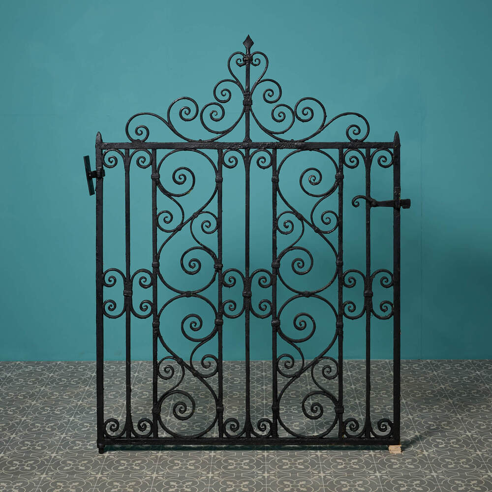 Reclaimed 19th Century Wrought Iron Garden Gate | UK Architectural Heritage