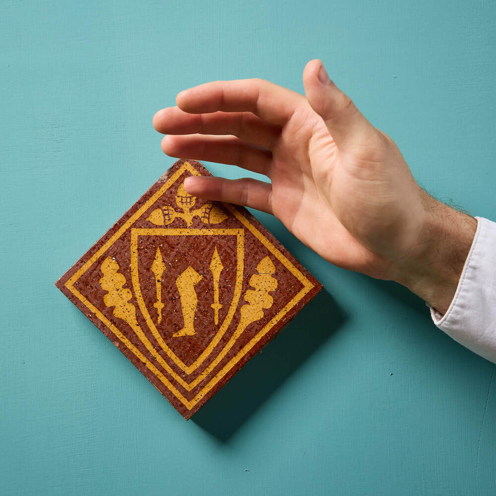 W. Godwin Post-Medieval English Encaustic Tile c.1870 | UK ...