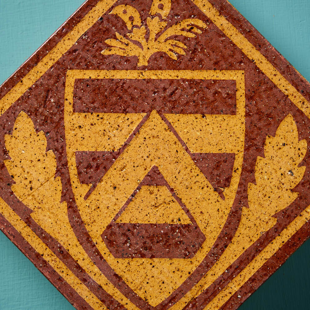 Antique English Post-Medieval Encaustic Tile by W. Godwin | UK ...