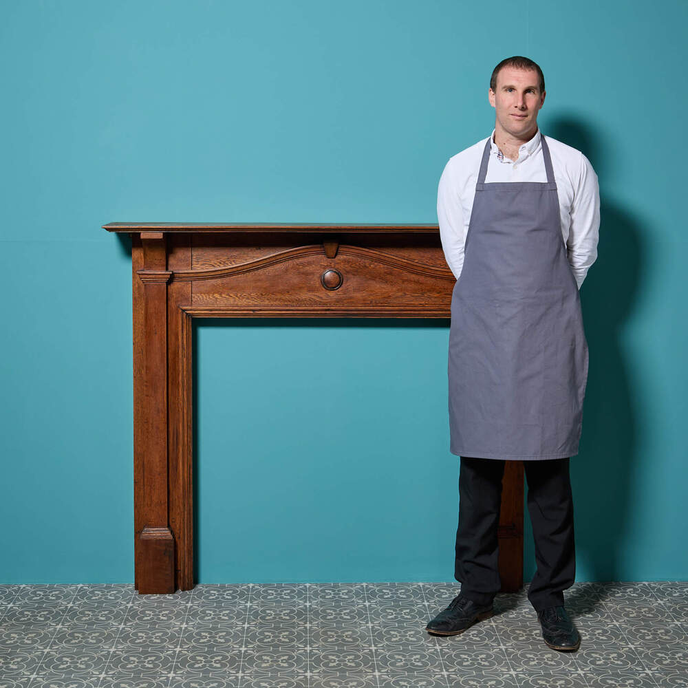 Antique English Edwardian Oak Fireplace | UK Architectural Heritage