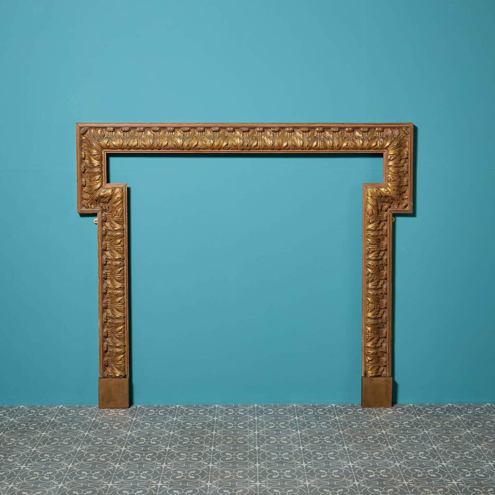 Antique Georgian Gilt Dog Leg Fire Surround c.1780 | UK Architectural ...