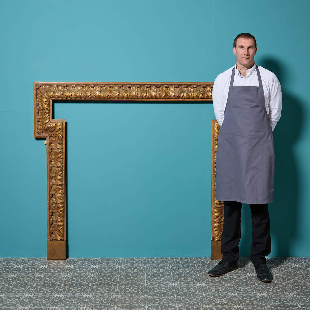 Antique Georgian Gilt Dog Leg Fire Surround c.1780 | UK Architectural ...