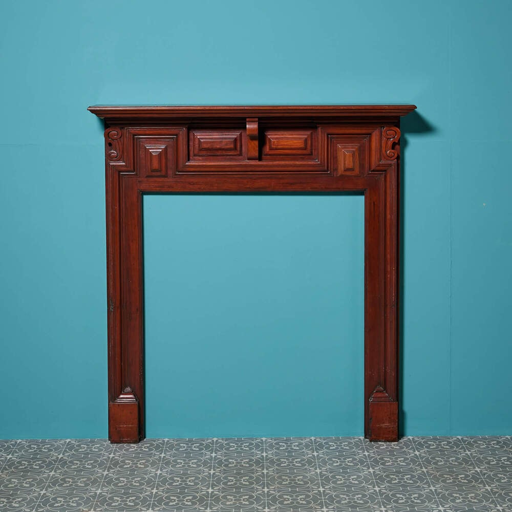 Victorian Stained Mahogany Reclaimed Fire Surround | UK Architectural ...