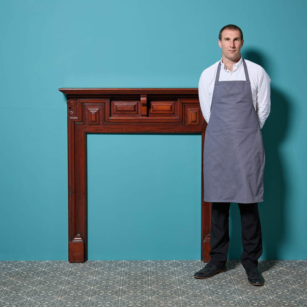 Victorian Stained Mahogany Reclaimed Fire Surround | UK Architectural ...