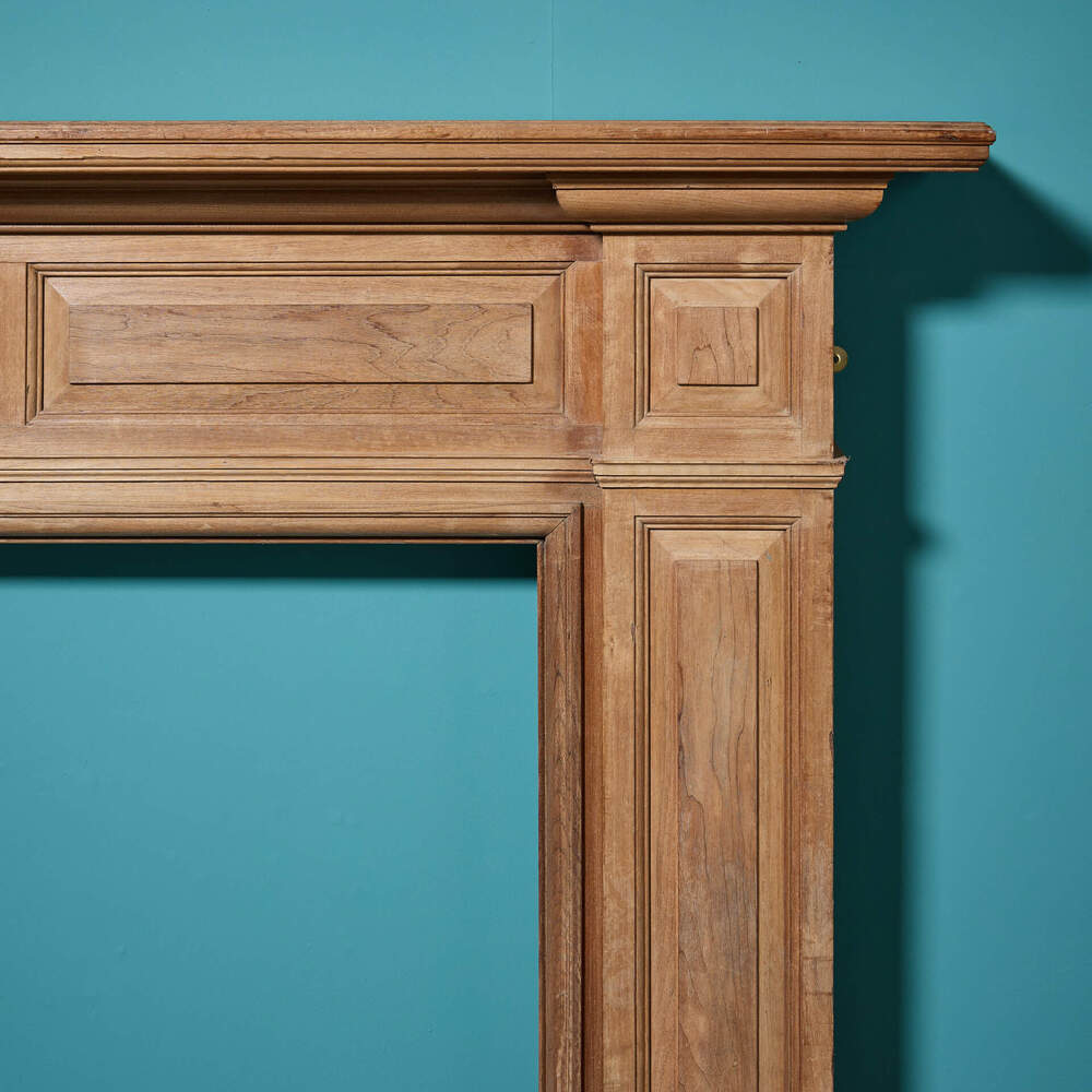 Large Antique Panelled Design Walnut Fire Surround | UK Architectural ...