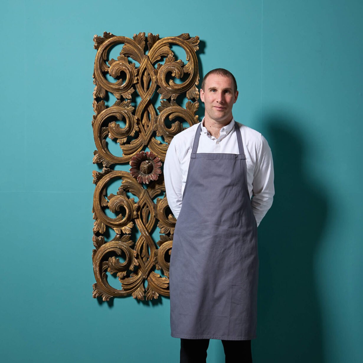 Large Antique Italian Decorative Acanthus Carved Wall Panel | UK ...