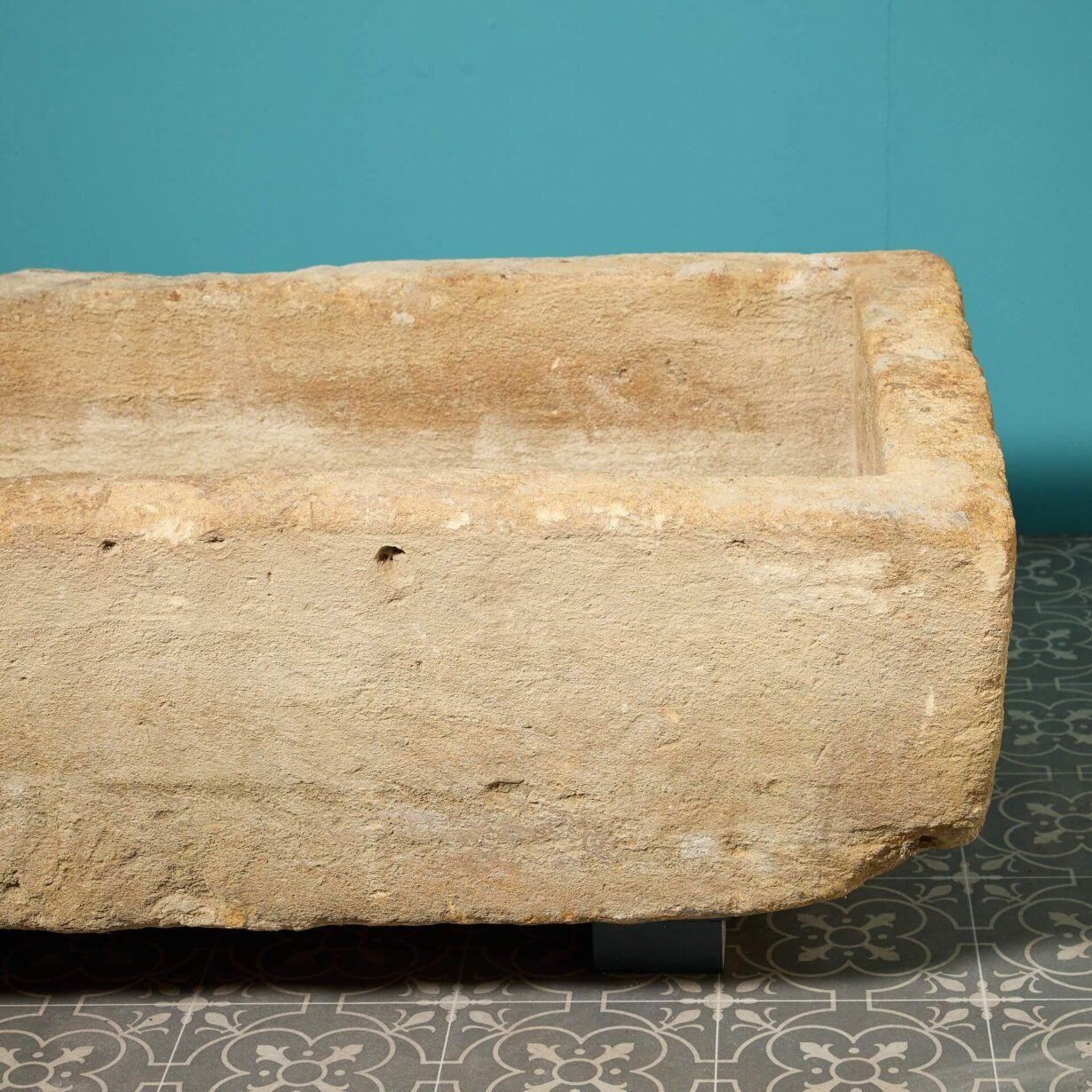 18th Century Cotswold Limestone Salting Trough With Drain | UK Architectural Heritage