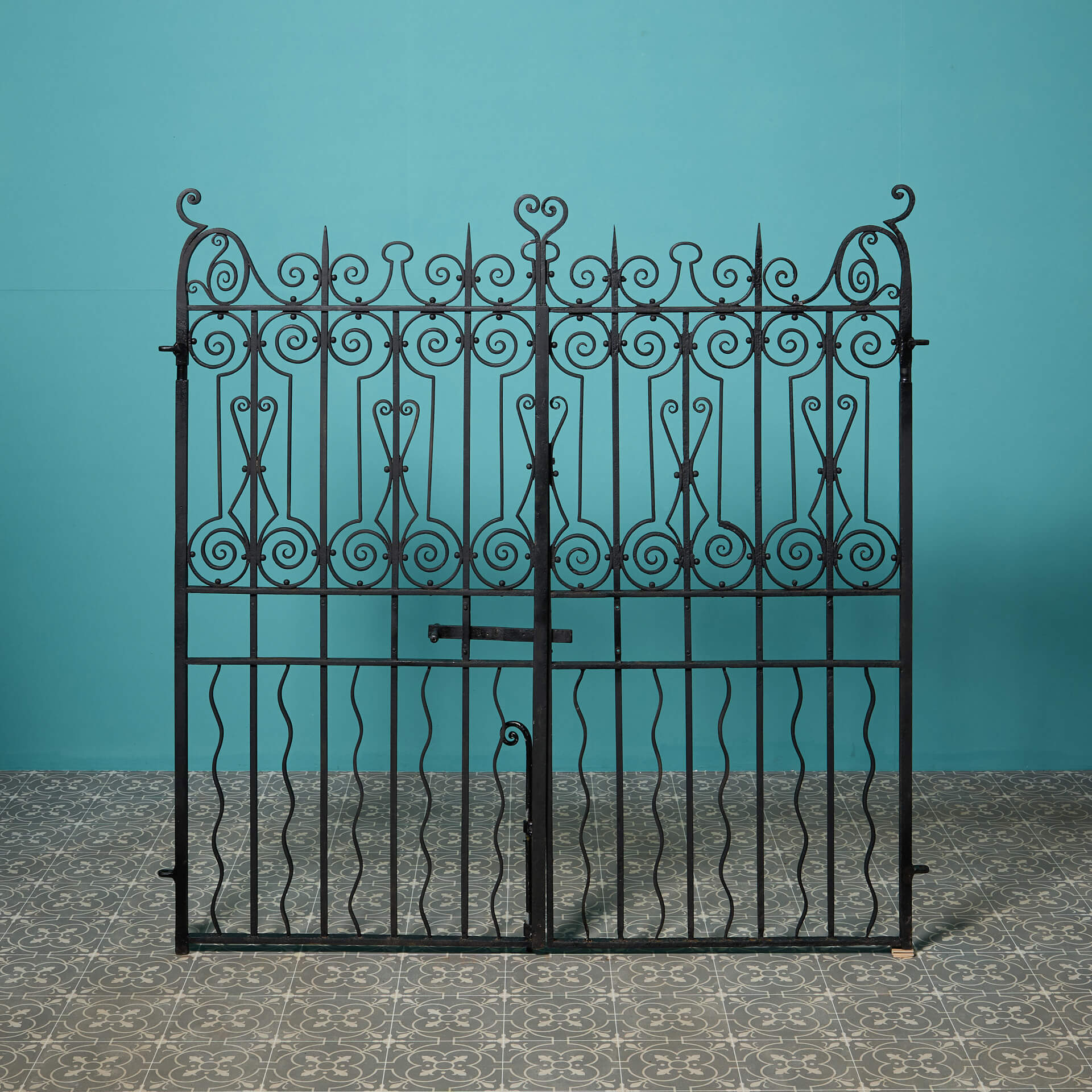 Pair of Antique Victorian Wrought Iron Pedestrian Gates | UK ...