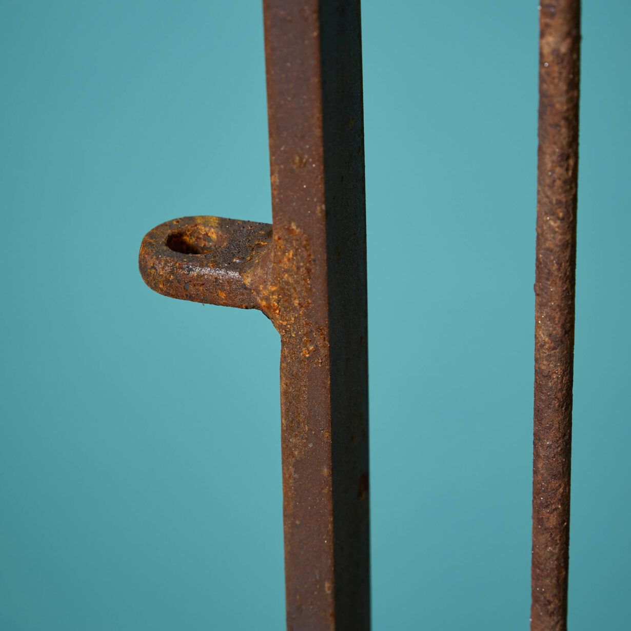 English 19th Century Wrought Iron Hoop Top Pedestrian Gate | UK ...