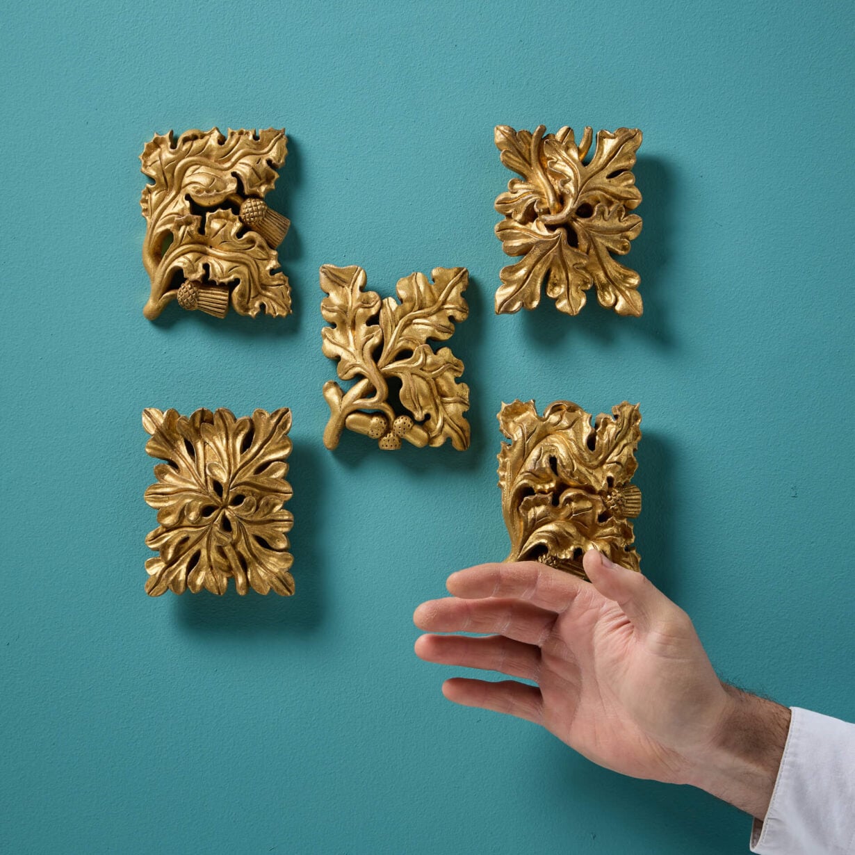 Set of Antique Scottish Carved Gilt Wood Embellishments | UK ...
